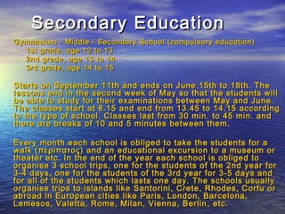 Educational System of Greece | PPT
