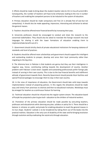 Educational system and its problem | DOCX