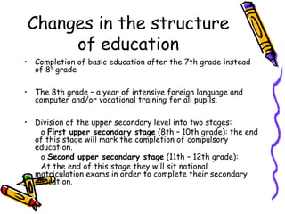Educational system in Bulgaria | PPT