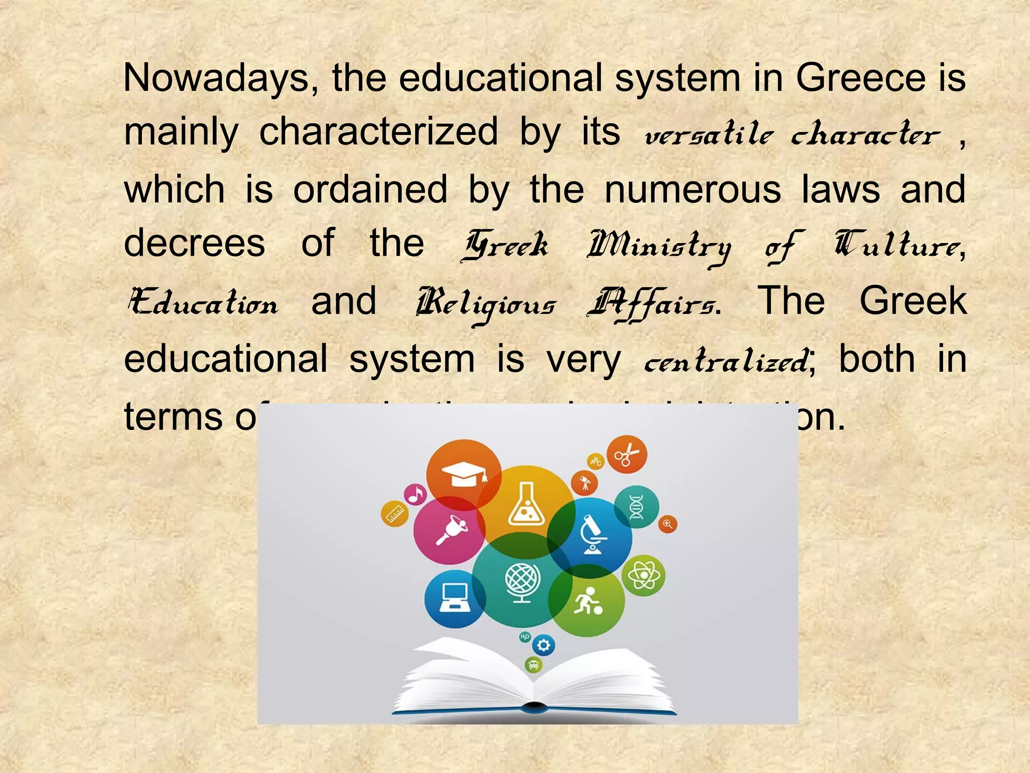 Educational system in greece | PPT