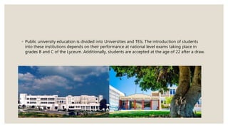 Educational system in Greece | PPTX