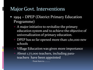 Educational system in kerala – present govt | PPTX