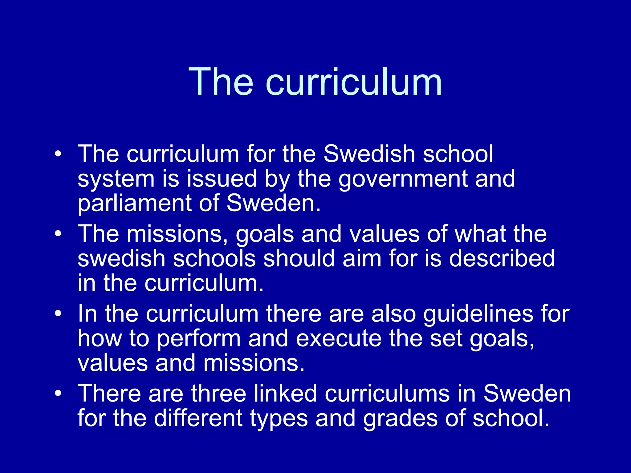 Educational System In Sweden | PPT