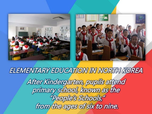 EDUCATIONAL SYSTEM OF NORTH KOREA.pptx | Secondary Education | Education