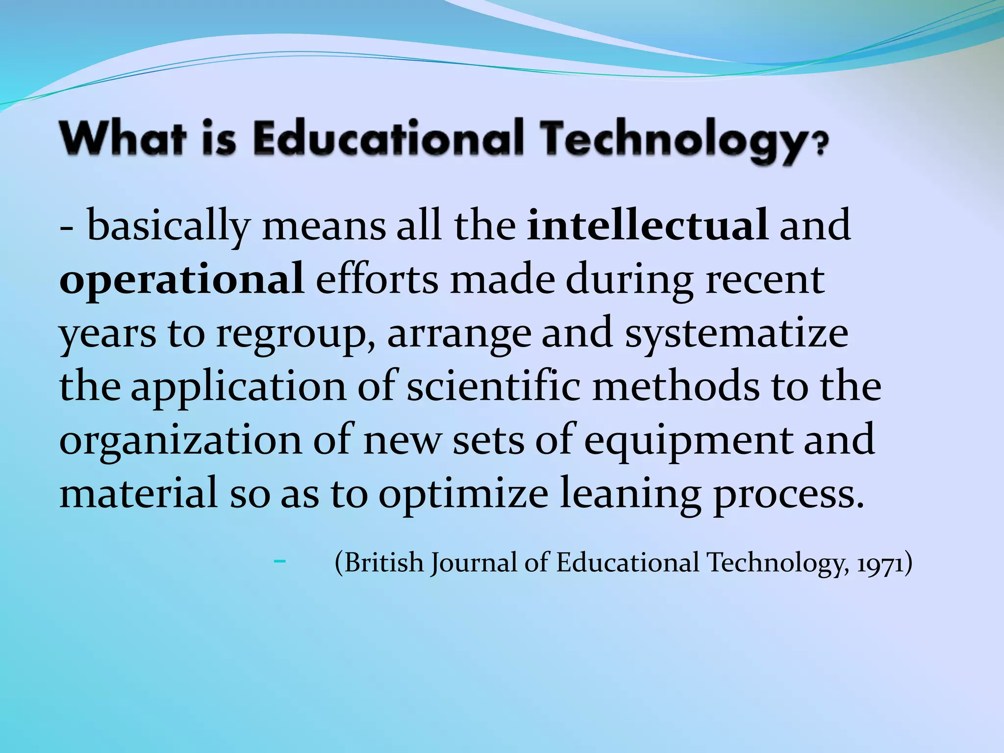 Educational technology | PPT