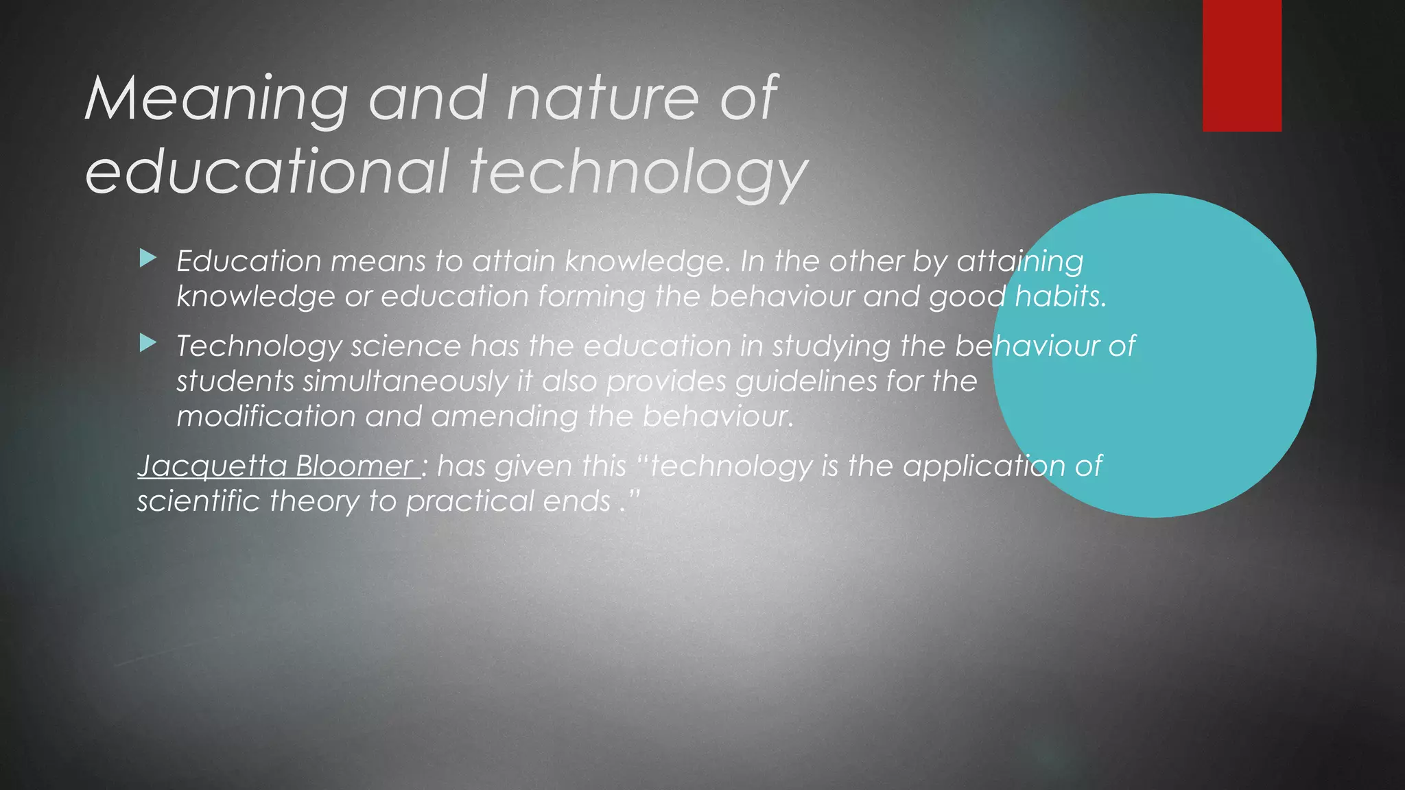 EDUCATIONAL TECHNOLOGY| by Dr. Santosh Sharma | ODP