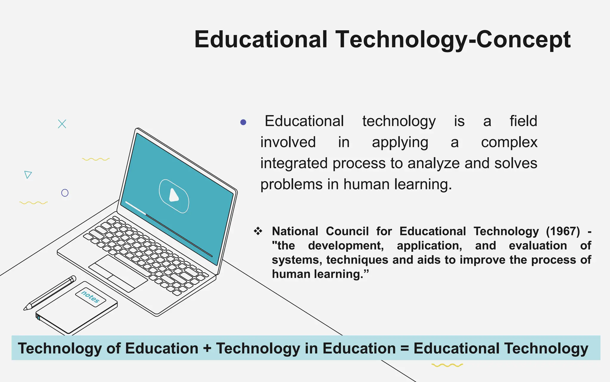 Educational Technology, approaches to ET, the concepts | PPTX