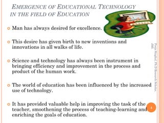 Educational technology presenting the art of teaching in | PDF