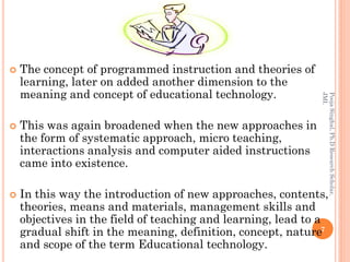 Educational technology presenting the art of teaching in | PDF