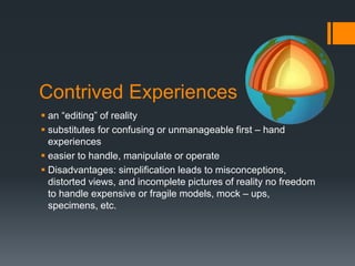 The Cone of Experience | PPTX | Education