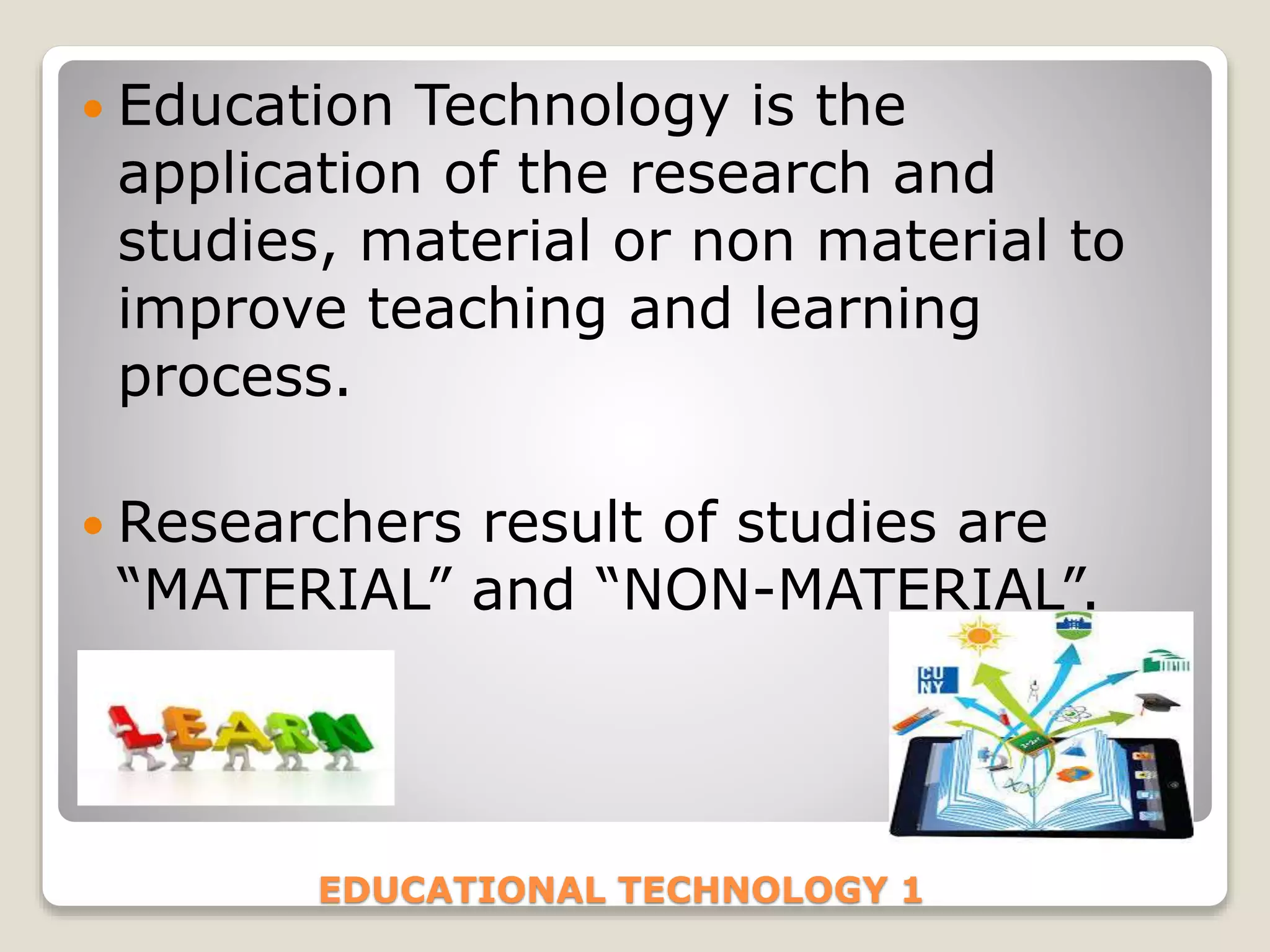 Educational technology 1 | PPTX