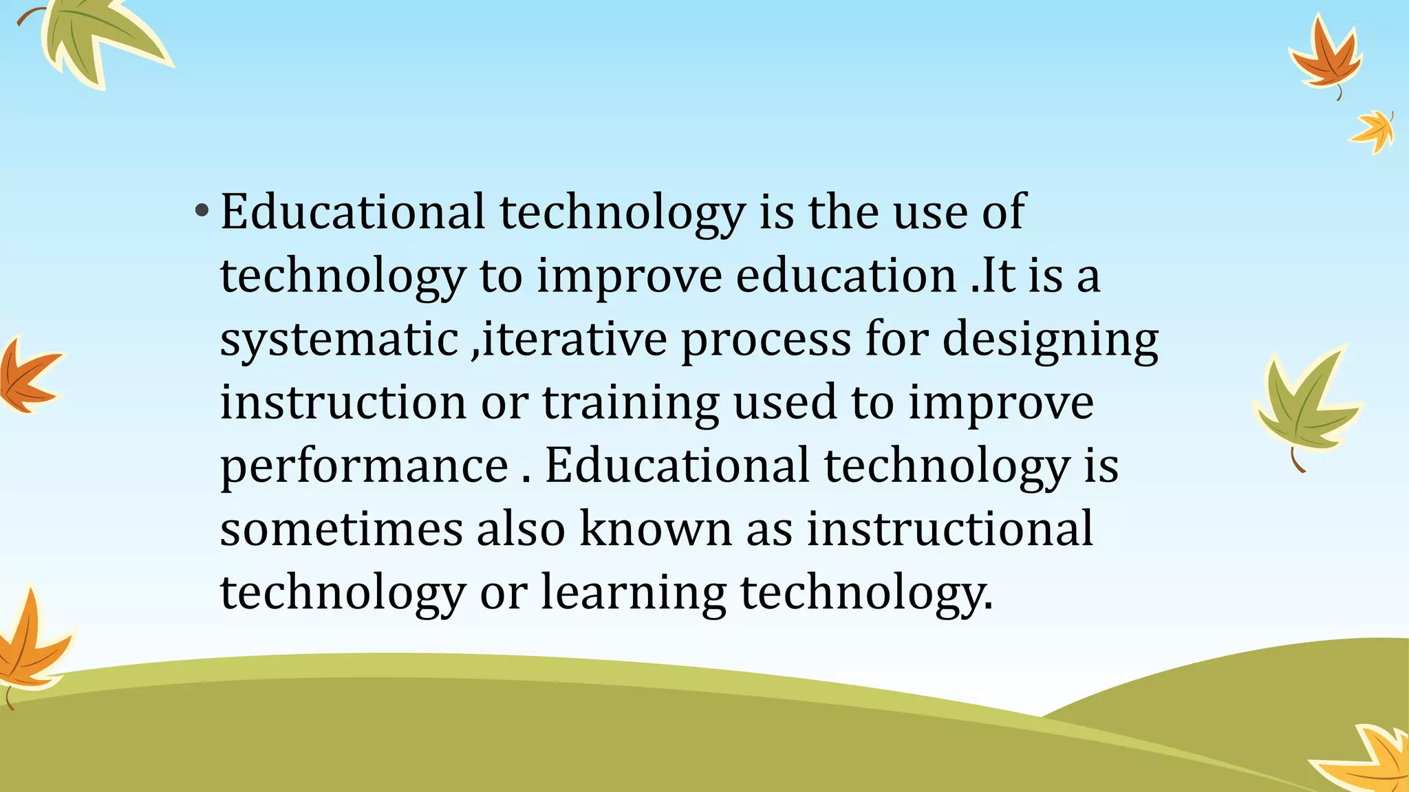 Educational technology 2020 | PPTX