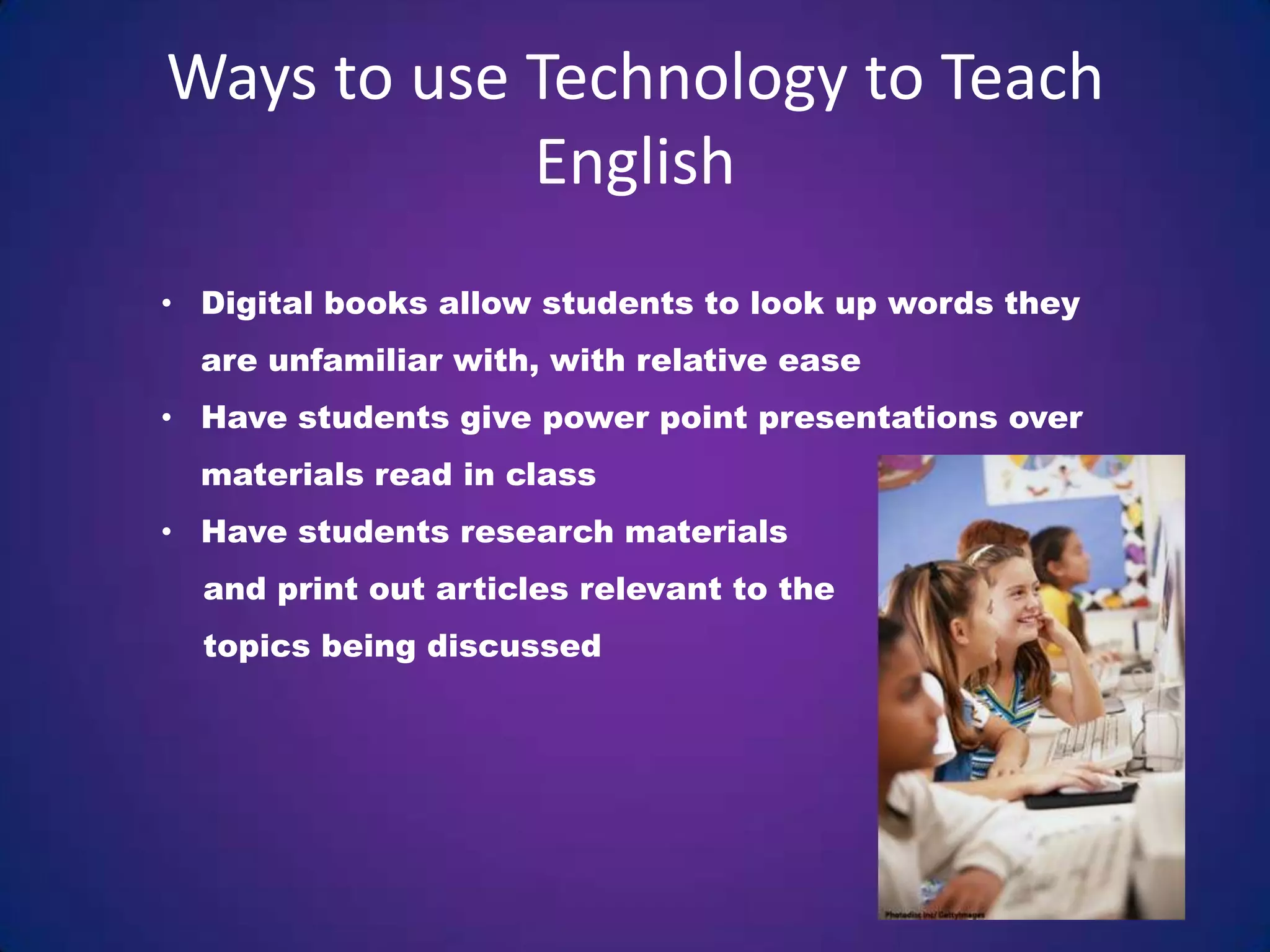 Educational technology and english | PPTX
