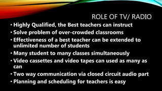 Educational technology and tv radio simulation | PPT