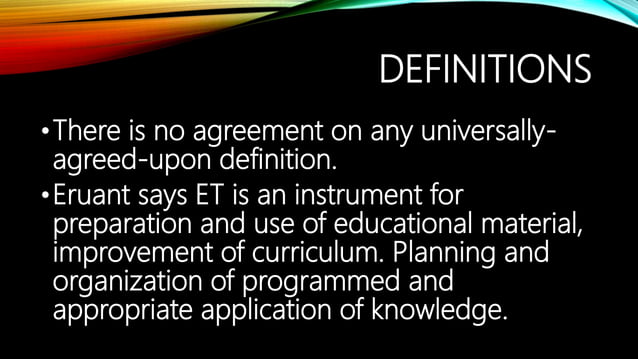 Educational technology and tv radio simulation | PPT