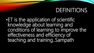 Educational technology and tv radio simulation | PPT