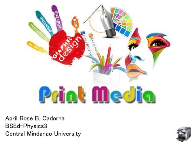 Educational technology chapter 7 printed media | PPTX