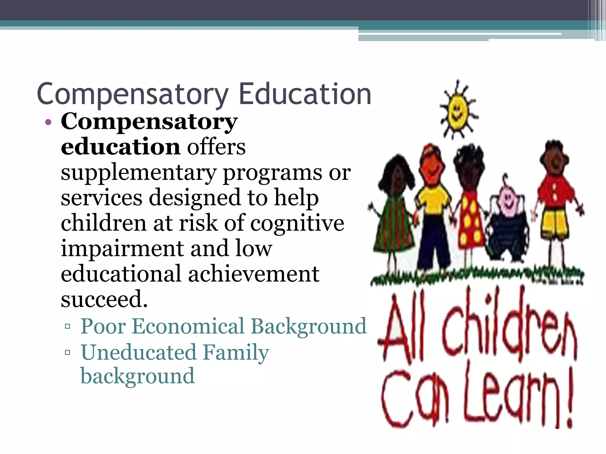 Educational technology @ compensatory & special education | PPTX