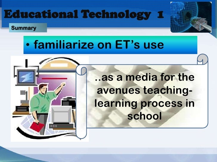 Educational Technology II Chapter 1