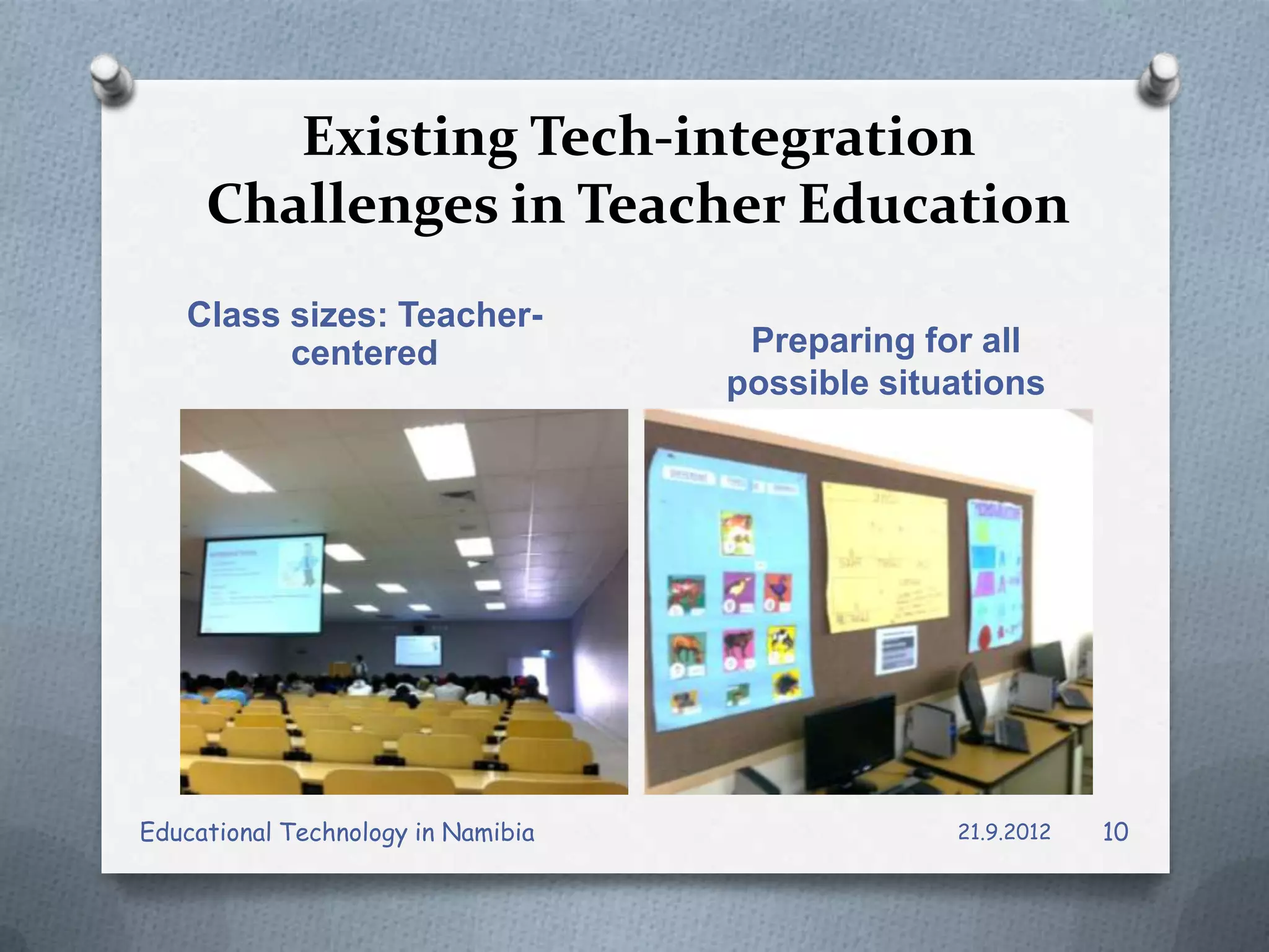 Educational technology in namibia presentation | PPT