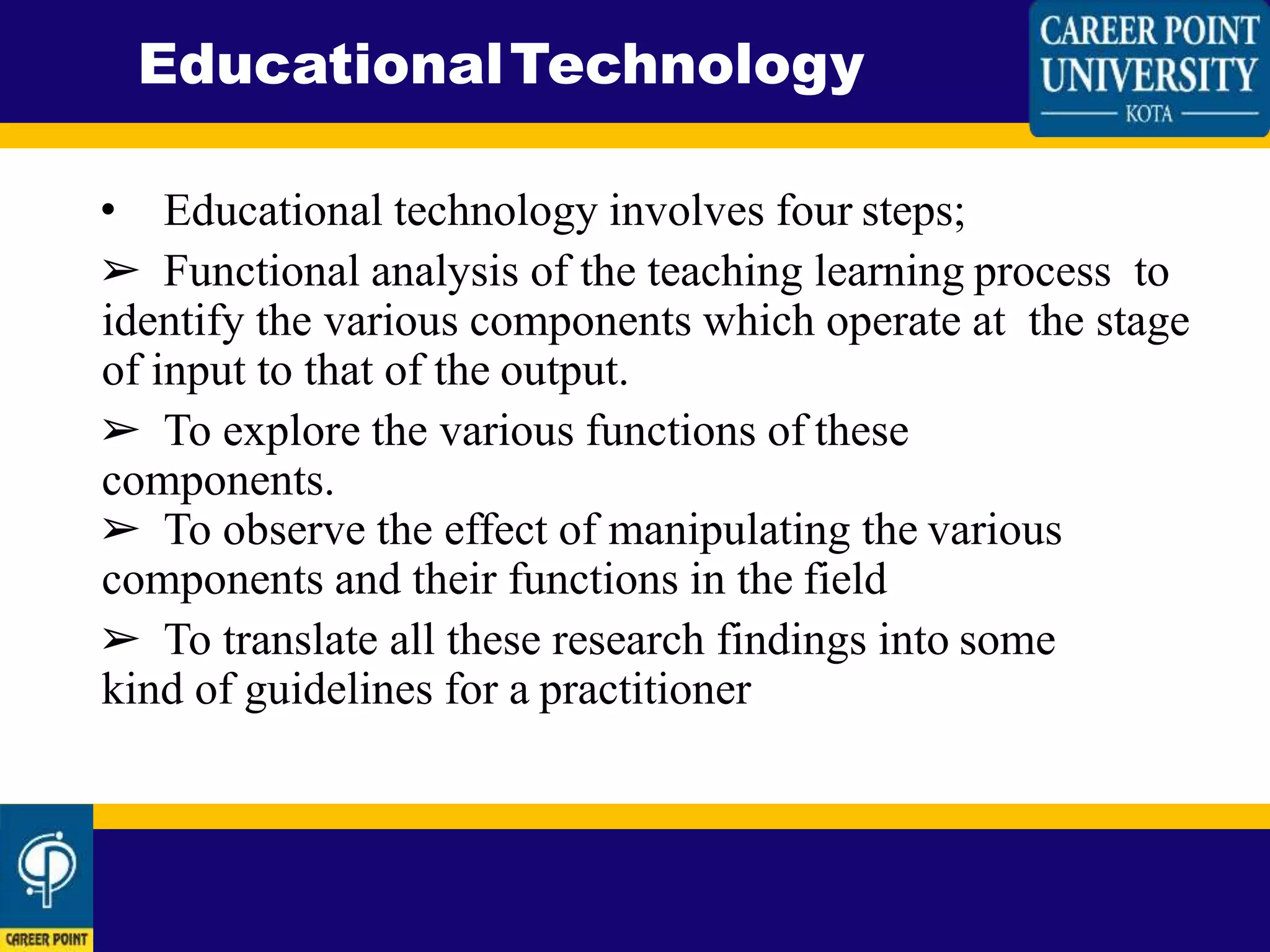 Educational technology meaning &definition | PPT