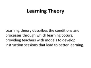 Educational Theories.pptx | Education