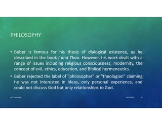 Educational Thoughts Martin Buber - Dr.C.Thanavathi | PDF