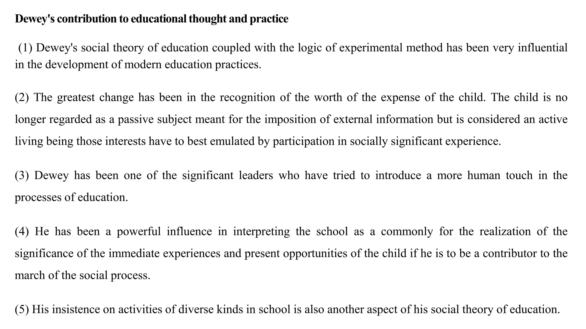 educational thoughts of john dewey. Slideshow | PPTX