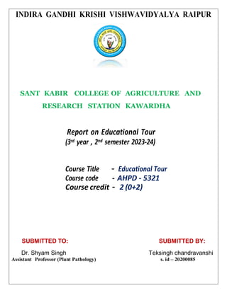 Educational Tour Report teksingh for education tour are enjoying and ...