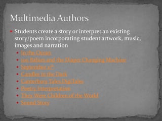 Educational Uses of Digital Storytelling | PPTX
