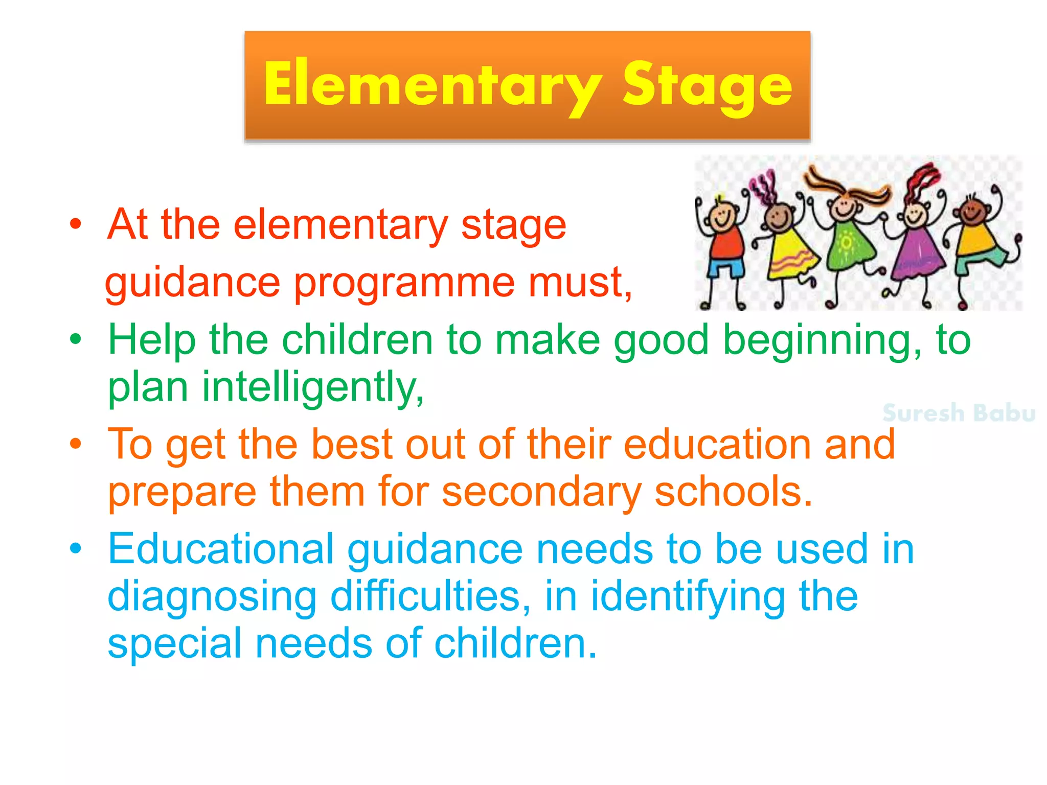 Types of Guidance - Educational, Vocational, Personal and Group ...