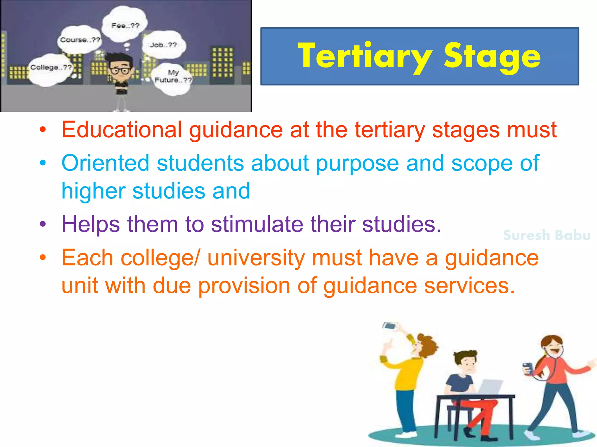 Types of Guidance - Educational, Vocational, Personal and Group ...