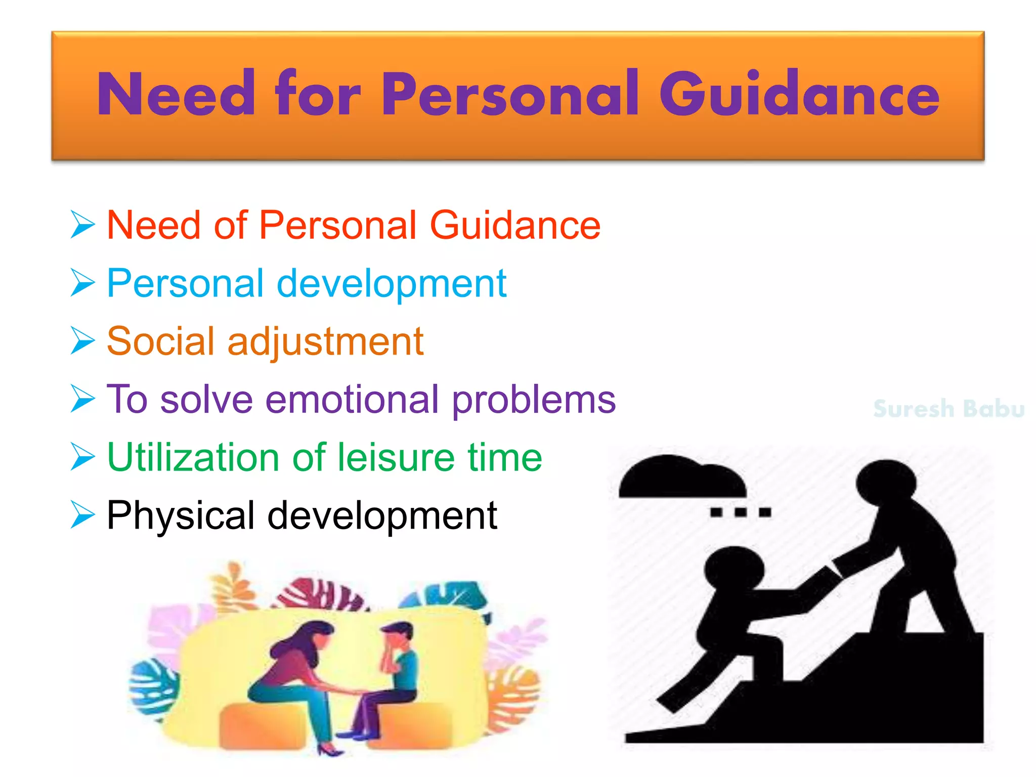 Types of Guidance - Educational, Vocational, Personal and Group ...