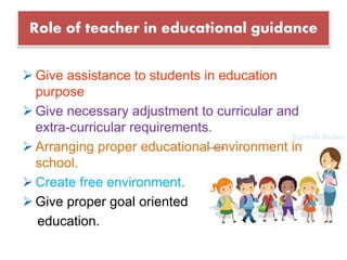 Types of Guidance - Educational, Vocational, Personal and Group ...
