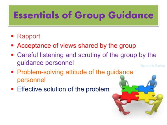 Types of Guidance - Educational, Vocational, Personal and Group ...