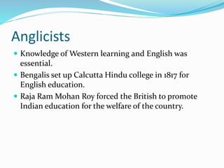 Education and british rule | PPTX | Hinduism | Religion & Spirituality