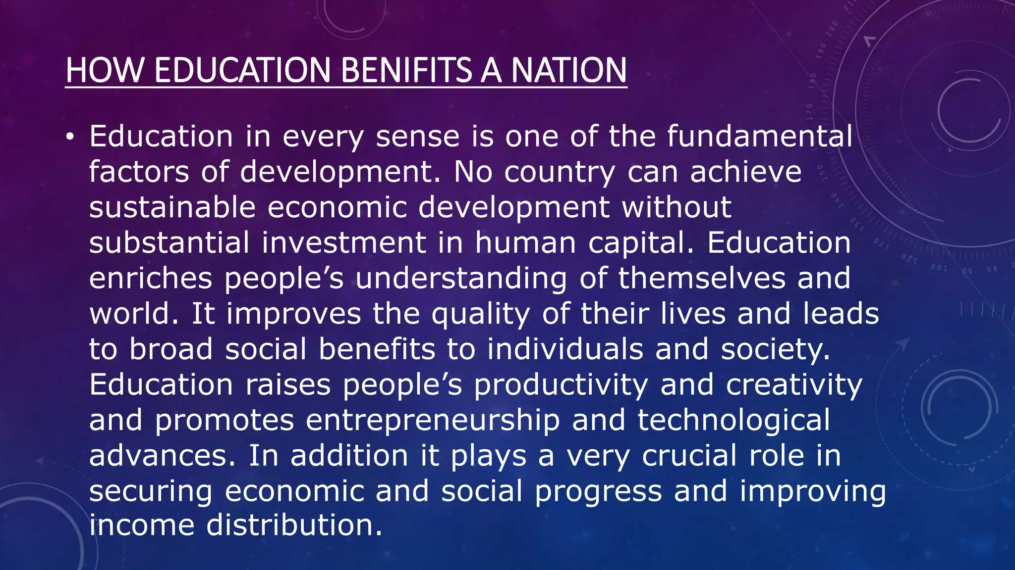 Education and economic growth | PPTX