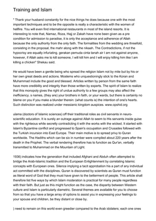 Training and Islam | PDF