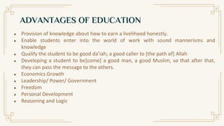 EDUCATION AND ISLAM.pptx