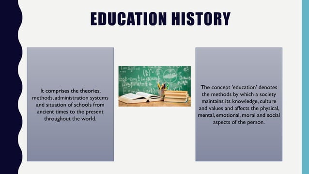 HISTORICAL DEVELOPMENT OF EDUCATION AND HISTORICAL DEVELOPMENT OF ...