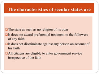 Education and secularism | PPTX