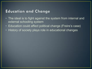 Education and social change | PPT