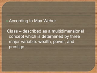 Education and the process of stratification | PPTX