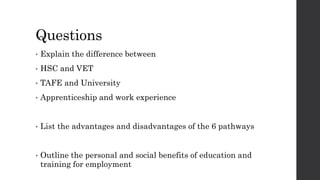 Education and training part 1 LIPA | PPTX