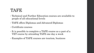 Education and training part 1 LIPA | PPTX