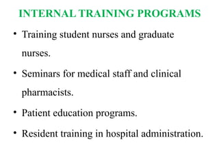 Education and Training Program in Hospitals.pptx