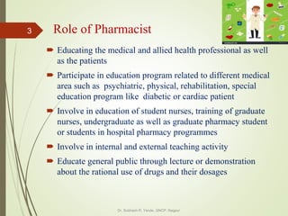 Education and Training Program in the Hospital | PPTX