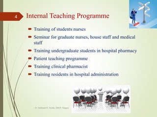 Education and Training Program in the Hospital | PPTX