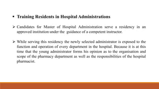 Education and training program in the hospital. | PPTX