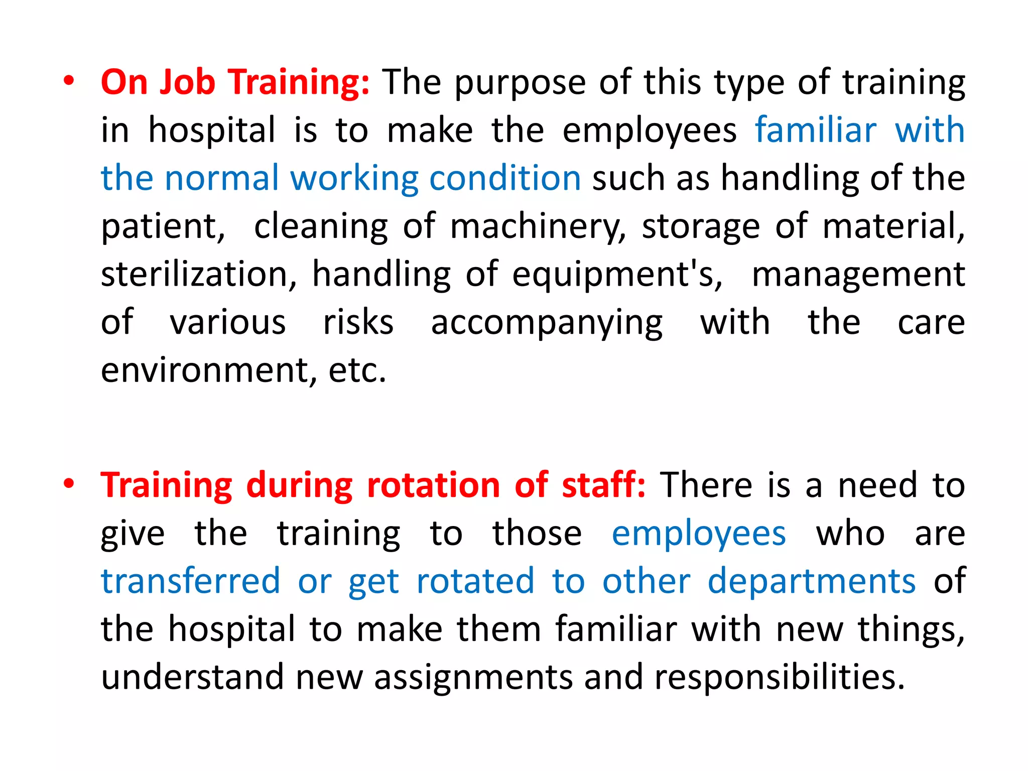 Education and training program in the hospital.pptx